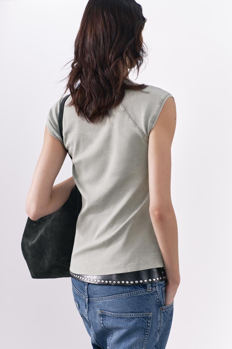 تیشرت زنانه زارا کد 1095126 | بانی استایل