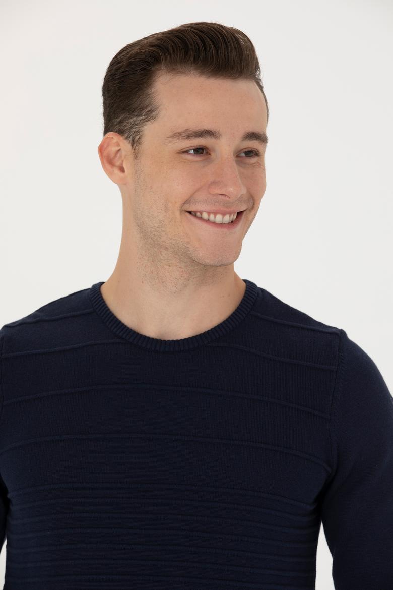 پلیور بافت مردانه یو اس پولو کد 1239002 | بانی استایل