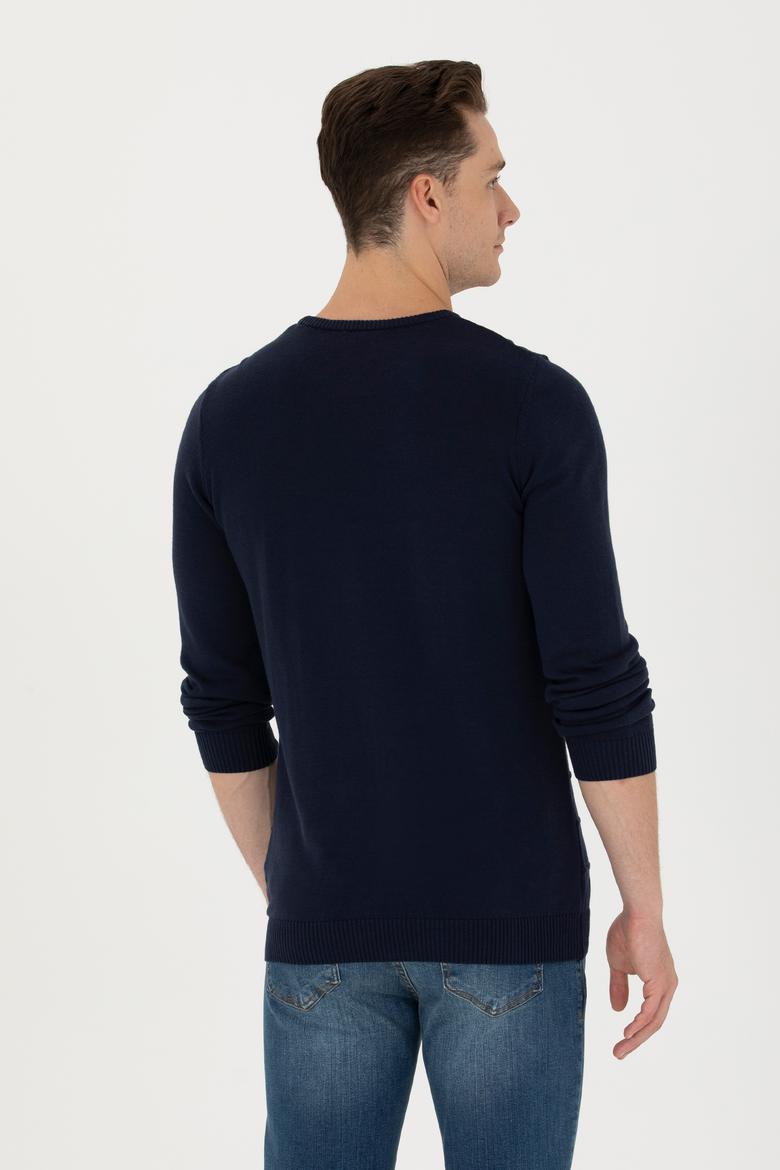 پلیور بافت مردانه یو اس پولو کد 1239002 | بانی استایل