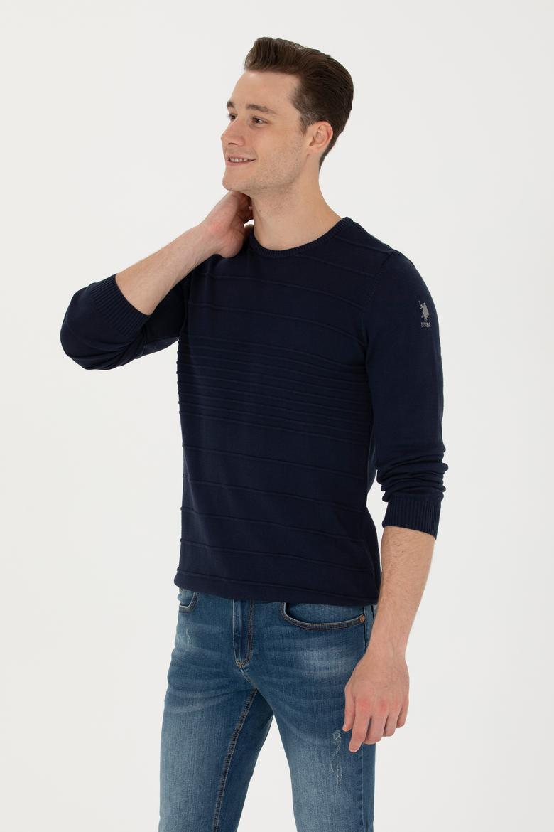 پلیور بافت مردانه یو اس پولو کد 1239002 | بانی استایل