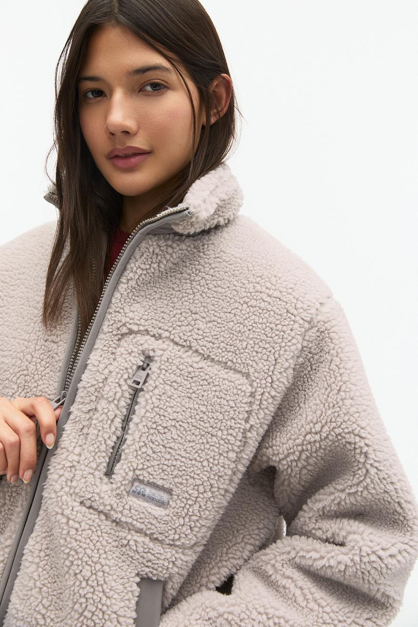 کاپشن پشمی زنانه پول اند بیر کد 1347085 | بانی استایل